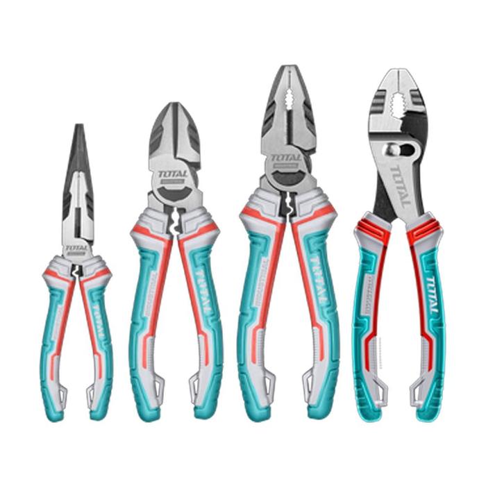 Todoferreteria - Set de 4 Pinzas Industrial Total THT2K0488